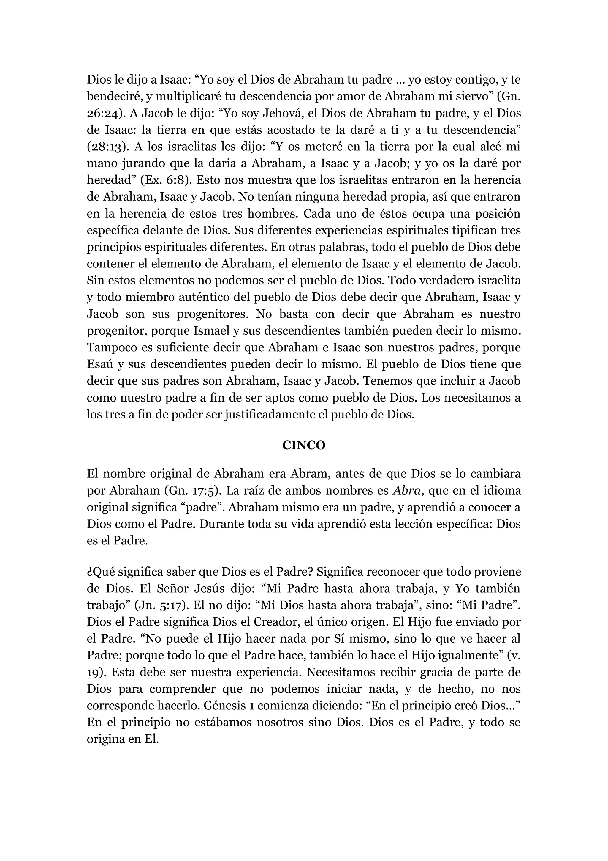 El Dios de Abraham de Isaac y de Jacob Watchman Nee | PDF