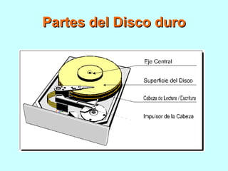 El disco duro y sus partes braian | PPT | Data Storage and Warehousing ...