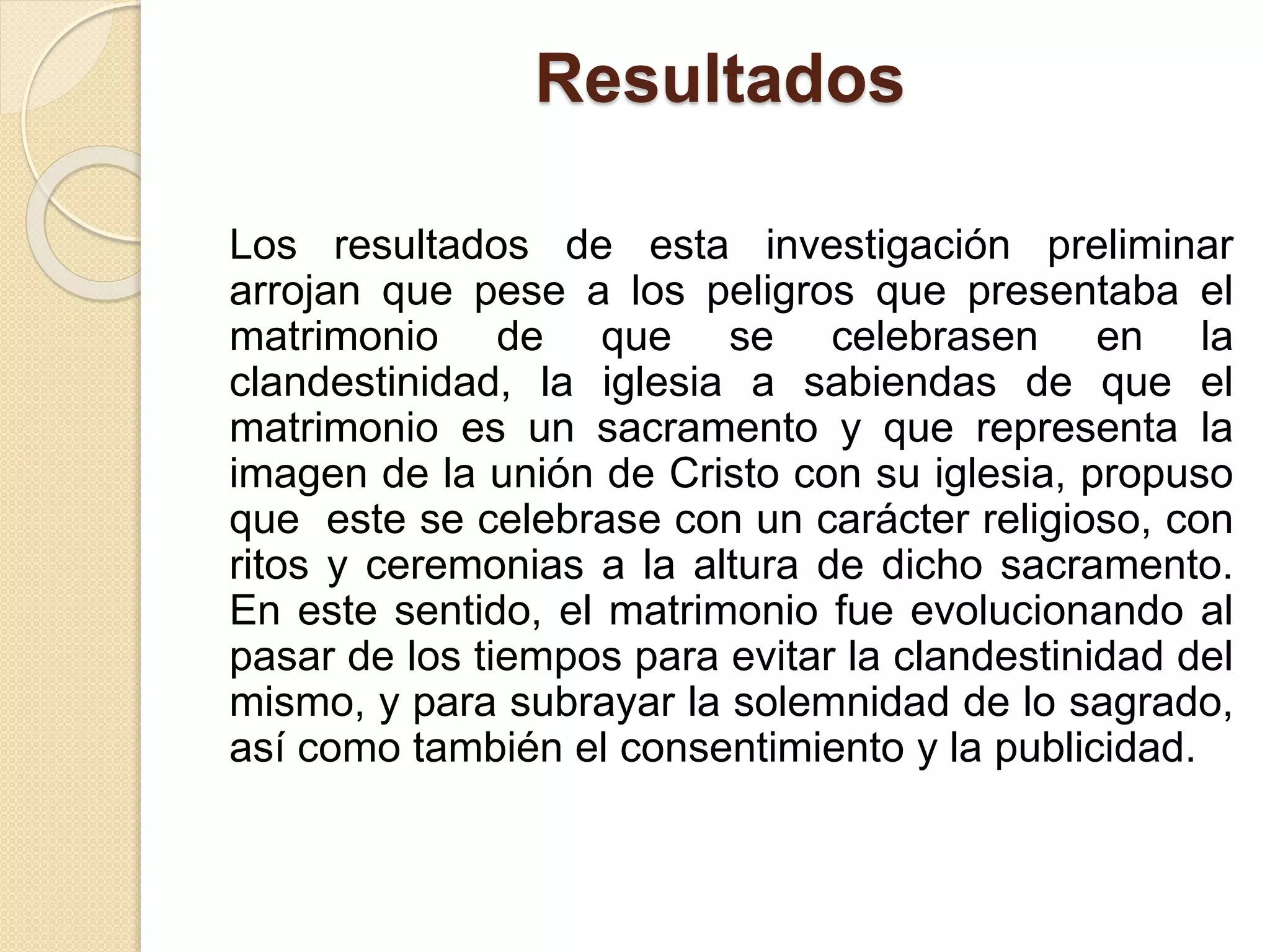 El discurso religioso en el matrimonio catolico 2008 (preliminar) | PPTX