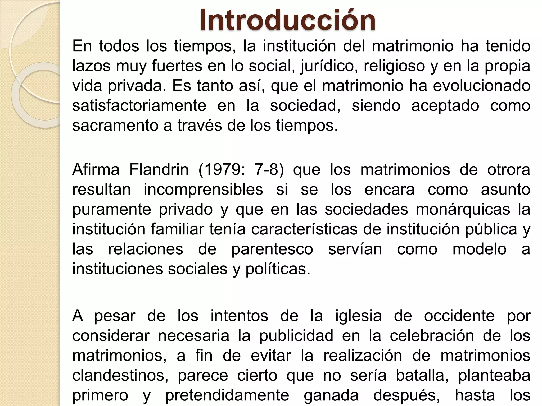 El discurso religioso en el matrimonio catolico 2008 (preliminar) | PPTX