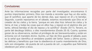 El discurso religioso sobre el sábado | PPTX