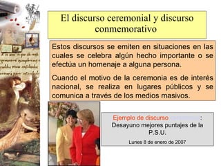 El discurso y sus componentes.(1º power) | PPT