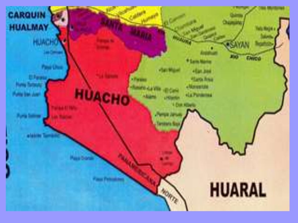 El distrito de huacho 1 er grado