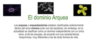 El dominio Arquea y bacteria ciencias naturales.pptx