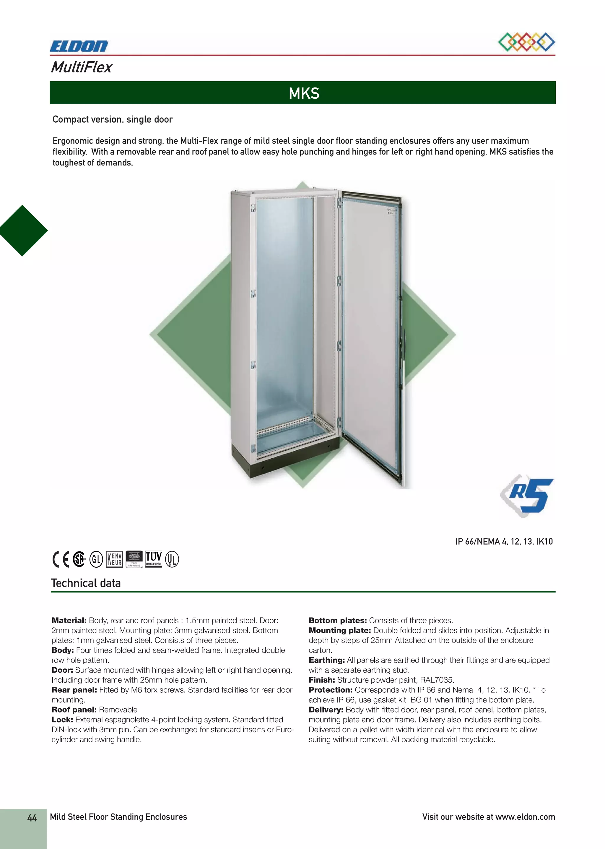 Eldon Electrical Enclosures - Floor Standing Stainless Steel Enclosures ...