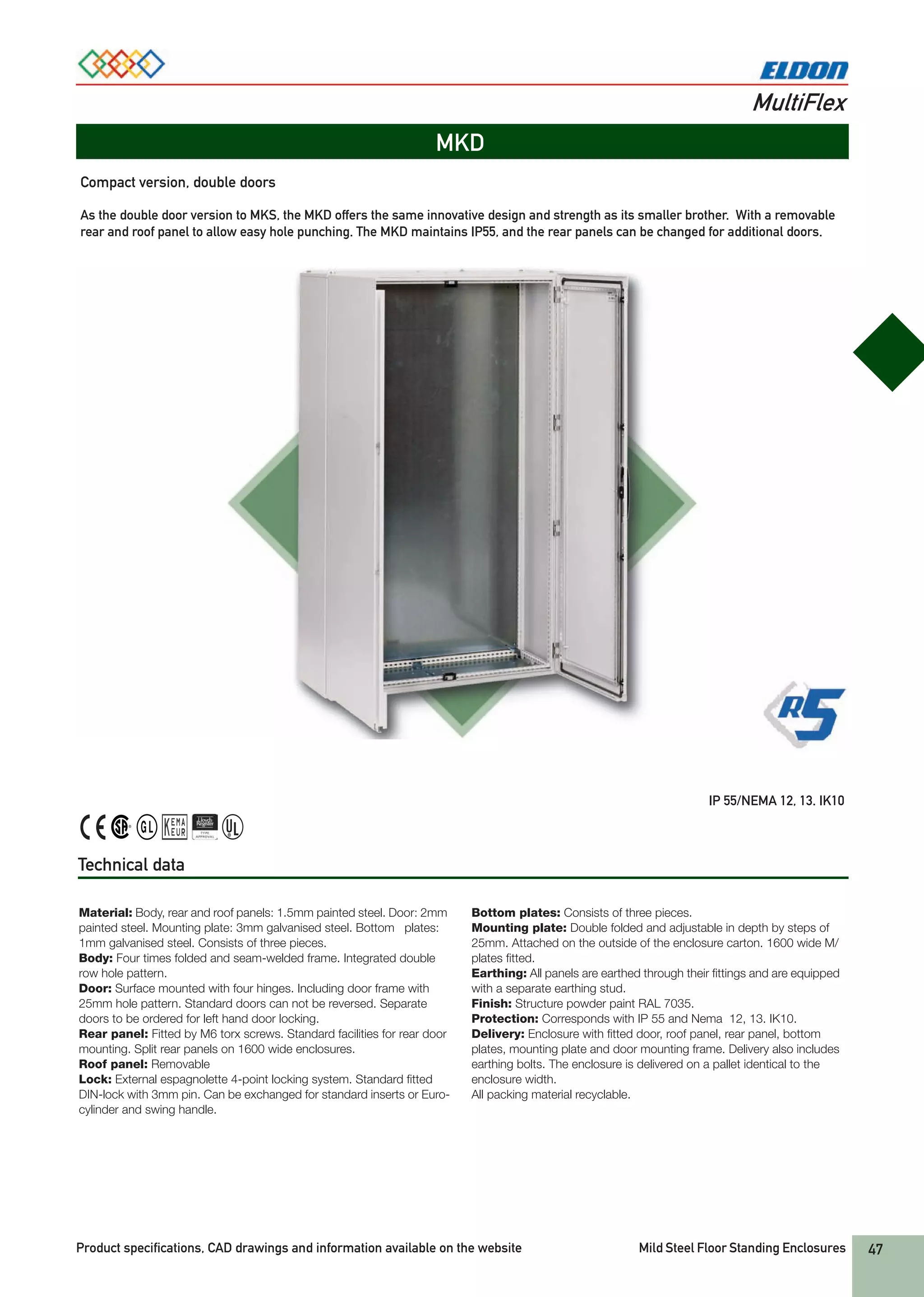 Eldon Electrical Enclosures - Floor Standing Stainless Steel Enclosures ...