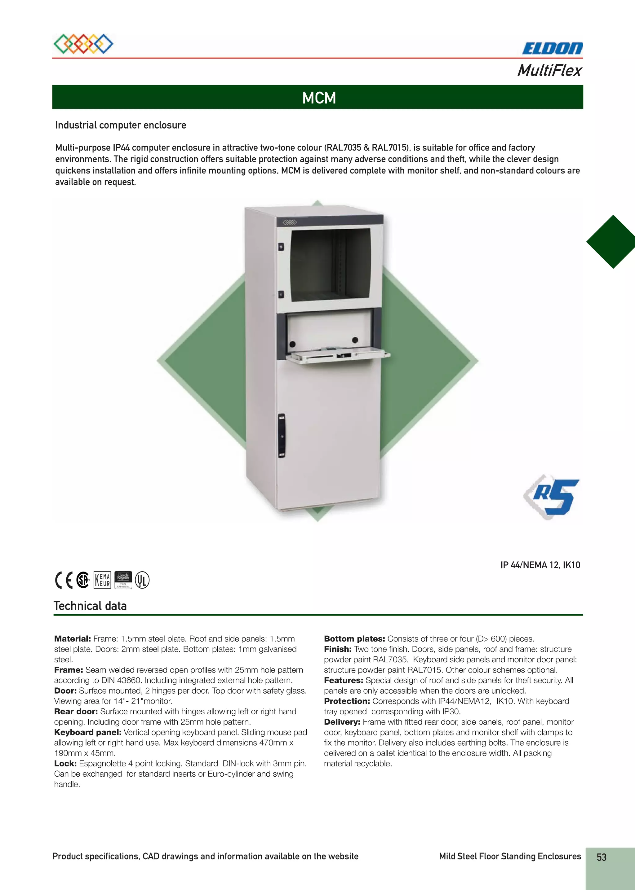 Eldon Electrical Enclosures - Floor Standing Stainless Steel Enclosures ...