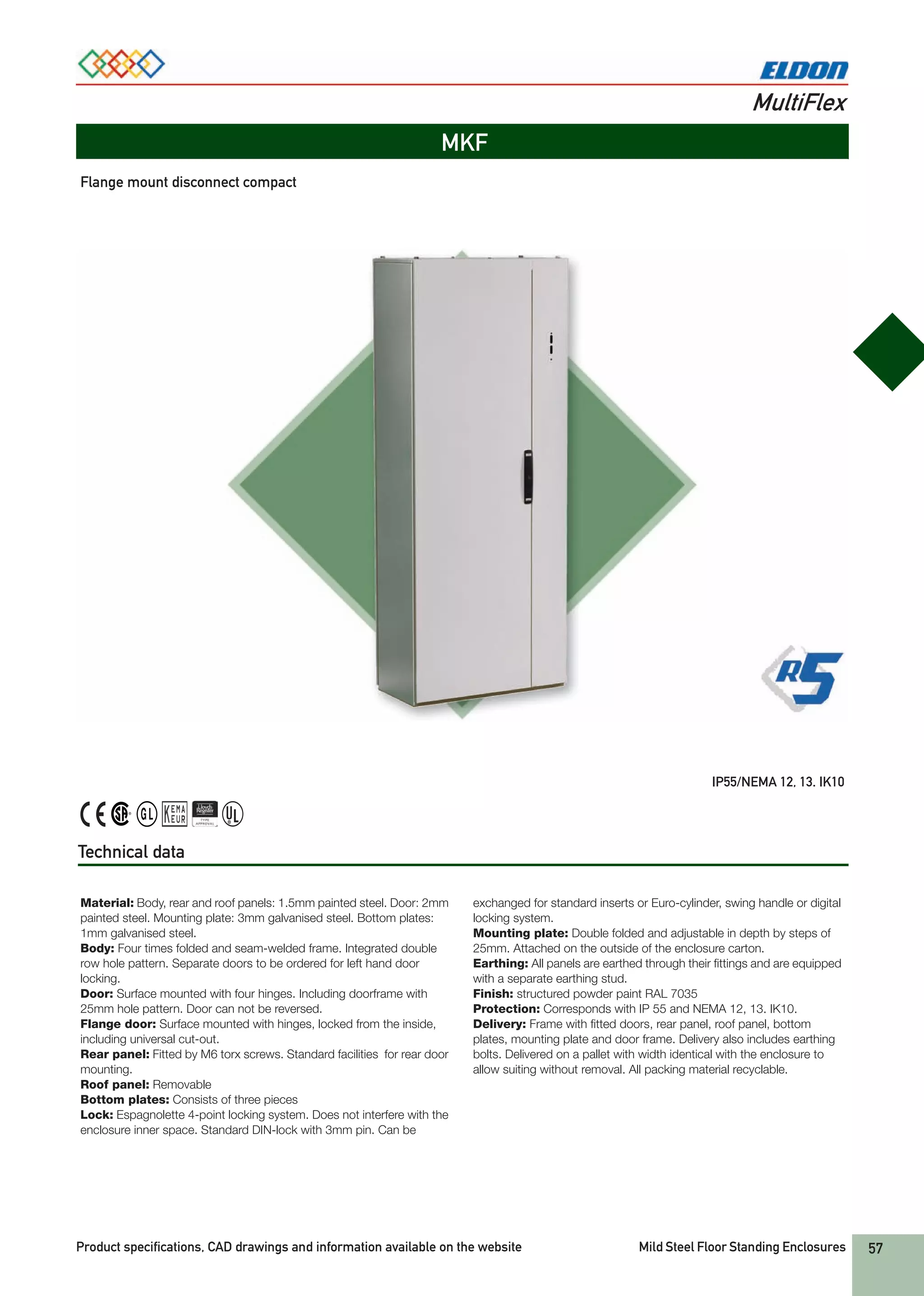 Eldon Electrical Enclosures - Floor Standing Stainless Steel Enclosures ...