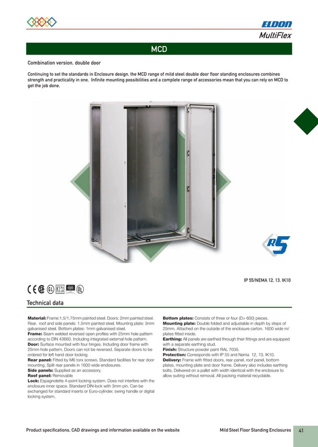 Eldon Electrical Enclosures - Floor Standing Stainless Steel Enclosures ...