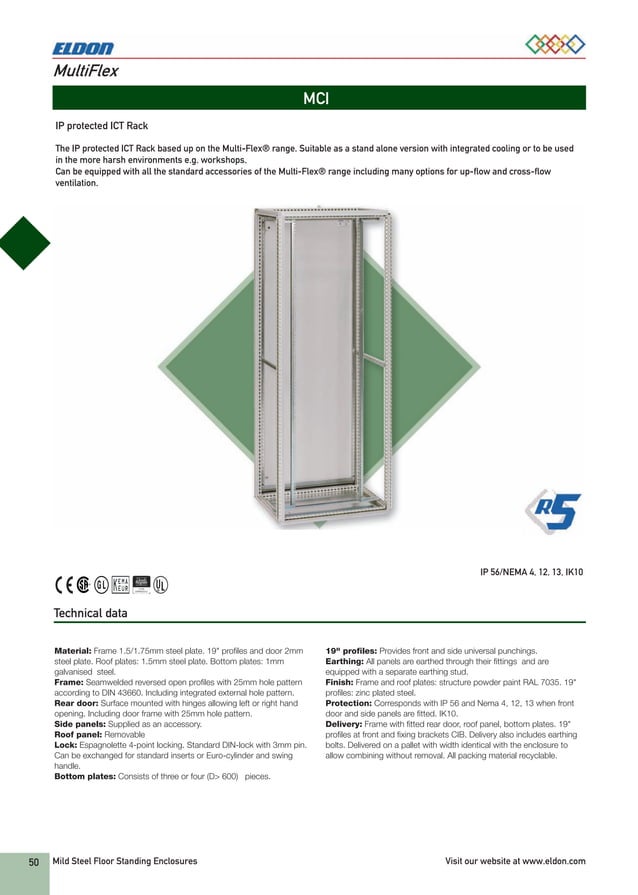 Eldon Electrical Enclosures - Floor Standing Stainless Steel Enclosures ...