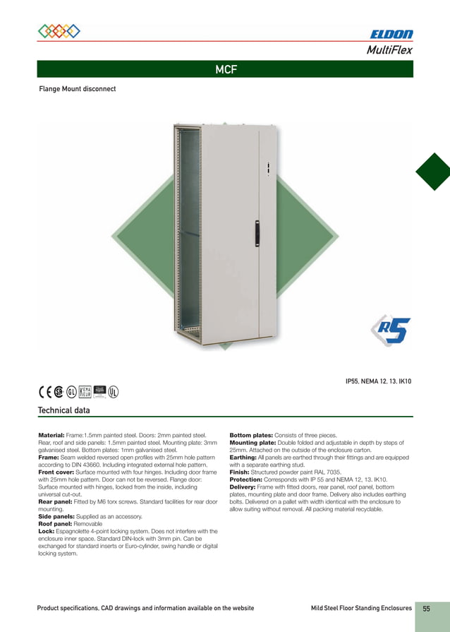 Eldon Electrical Enclosures - Floor Standing Stainless Steel Enclosures ...