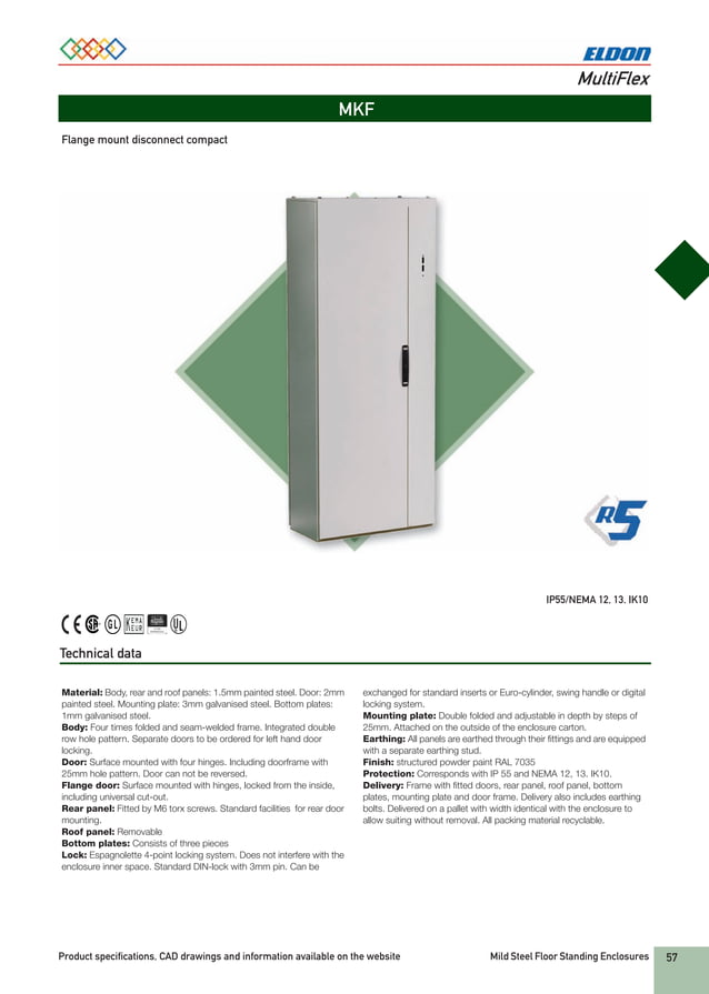 Eldon Electrical Enclosures - Floor Standing Stainless Steel Enclosures ...