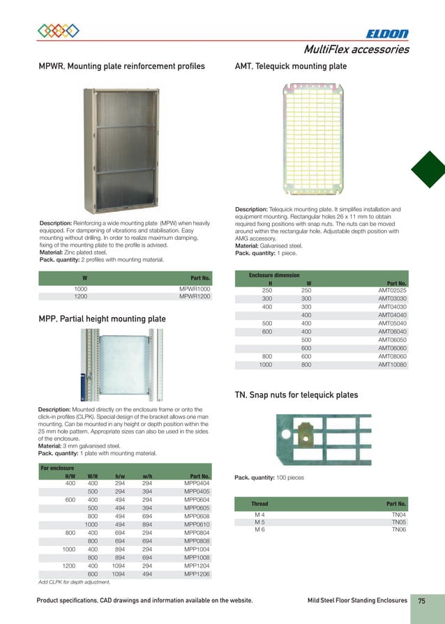 Eldon Electrical Enclosures - Floor Standing Stainless Steel Enclosures ...