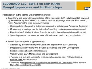 sap nw bw7.3 on sap hana ramp up project approach (2) | PPTX | Computer ...