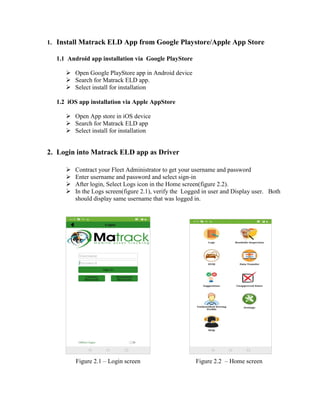 Quick Start Guide: How to Install Your Matrack Free ELD? | PDF