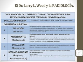 El dr. larry l. weed y la radiología | PPTX