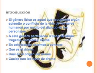 El Drama | PPTX