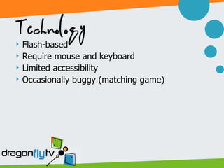 Analysis of the PBS Kids DragonflyTV Digital Games | PPT