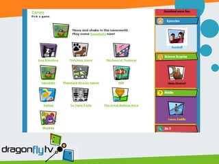 Analysis of the PBS Kids DragonflyTV Digital Games | PPT