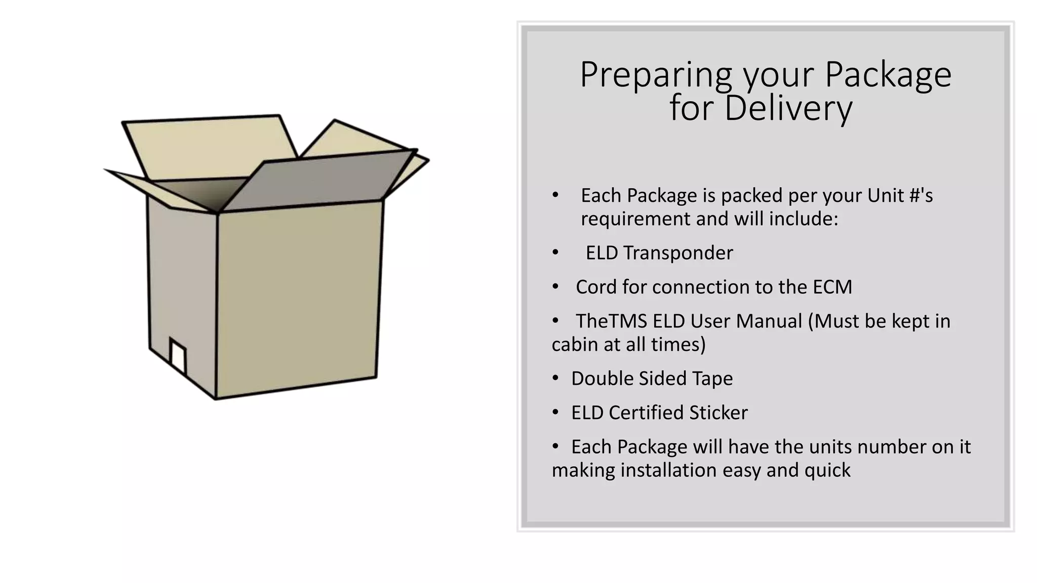 Eld set up installation | PPT