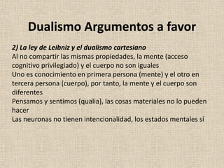 El dualismo | PDF