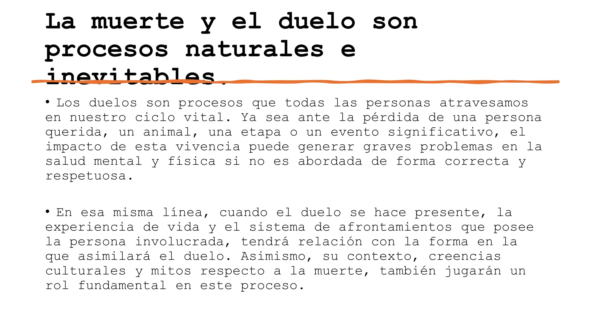 El: duelo desde los tipos de duelo hasta sus fases | PPTX