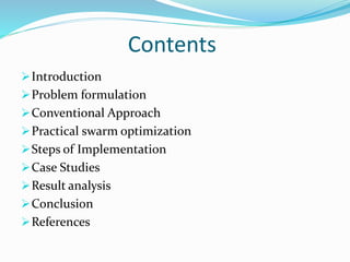 ECONOMIC LOAD DISPATCH USING PARTICLE SWARM OPTIMIZATION | PPTX