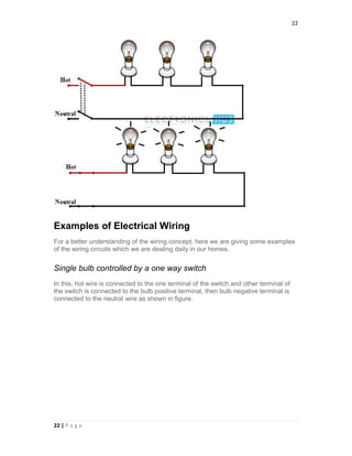 Brief information of Electricity and wiring | PDF