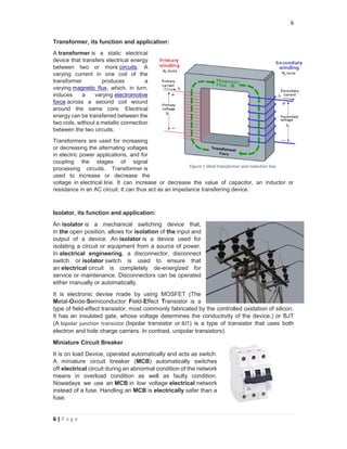 Brief information of Electricity and wiring | PDF