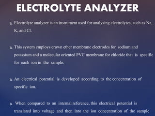 Electrolytes | PPTX