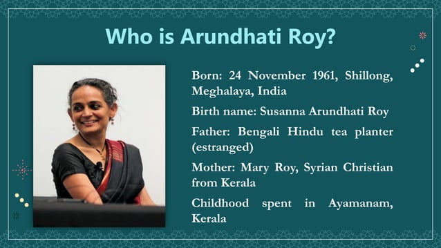 ELE135 - Arundhati Roy, The God of Small Things | PDF