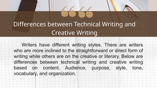 Introduction of the Technical Writing.pptx | Free Download