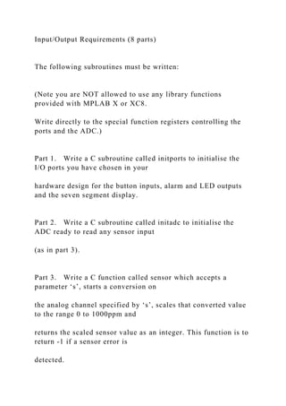 ELE2303 Assign 1 Page 1 ELE2303 Embedded Systems Design.docx