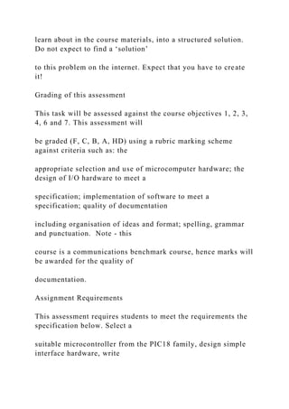 ELE2303 Assign 1 Page 1 ELE2303 Embedded Systems Design.docx