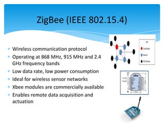 Project Presentation of Wireless Water Level & Temperature Measurements Using Xbee ZigBee and ...