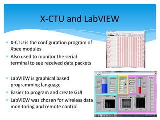 Project Presentation of Wireless Water Level & Temperature Measurements Using Xbee ZigBee and ...
