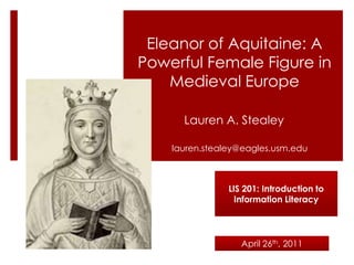 Eleanor of Aquitaine | PPTX