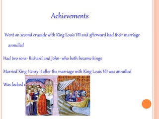 Eleanor of aquitaine presentation | ODP