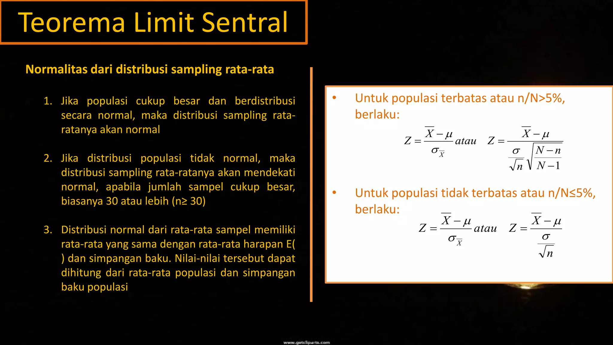 distribusi sampling | PPTX
