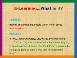Introduction to E-Learning | PPS
