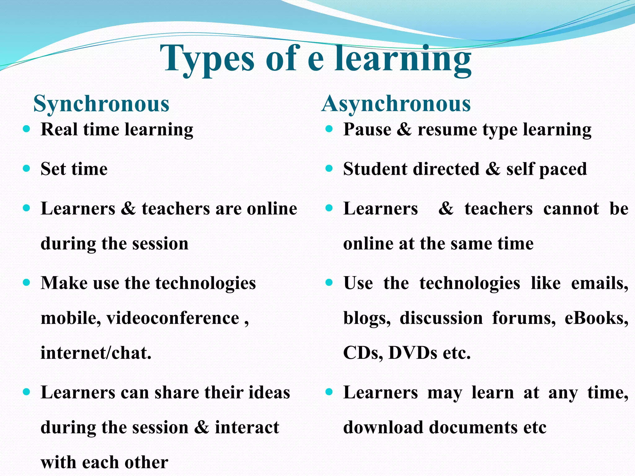 E learning | PPT