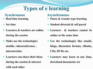 E learning | PPT