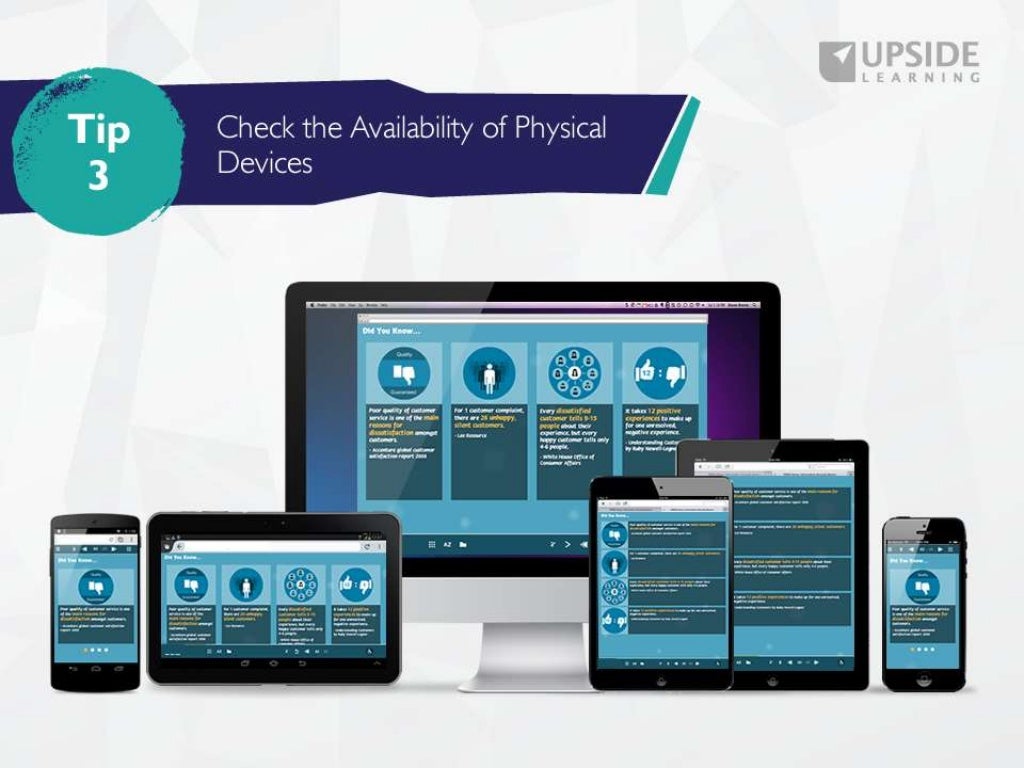 Tips for Designing, Testing & Delivering eLearning in a Multi-device