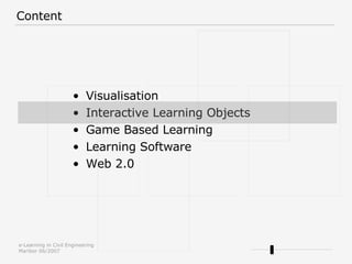 e-Learning in Civil Engineering | PPT