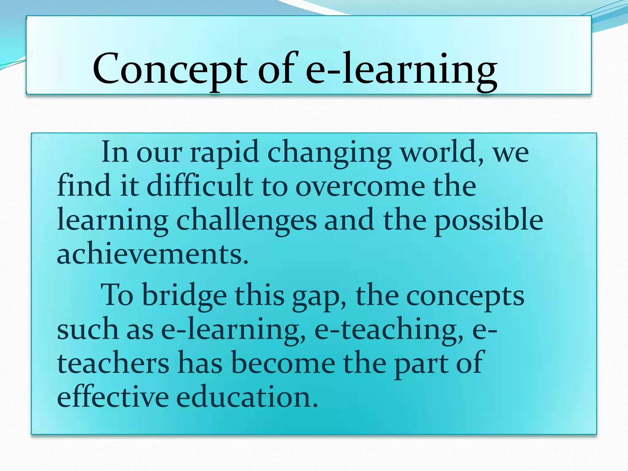 Elearning.ppt | Internet | Computing