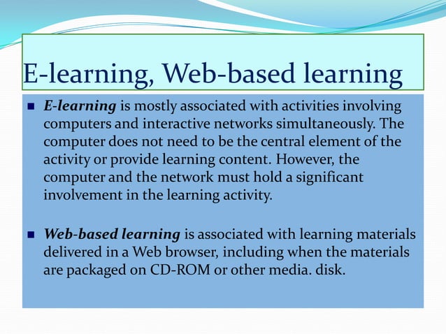 Elearning.ppt | Internet | Computing