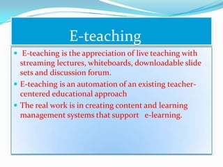 Elearning-II | PPT