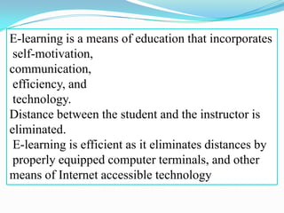 Elearning-II | PPT