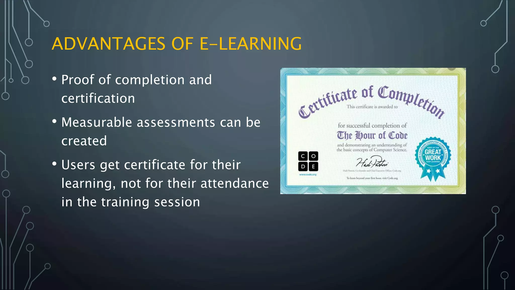 E-learning advantages and disadvantages | PPT