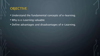 E-learning advantages and disadvantages | PPT